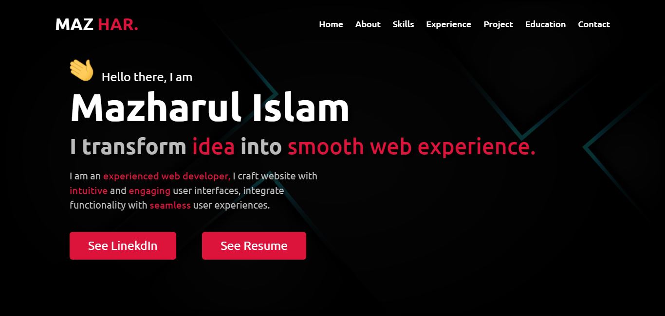 Mazharul Islam | Experienced Web Developer Based in UAE.